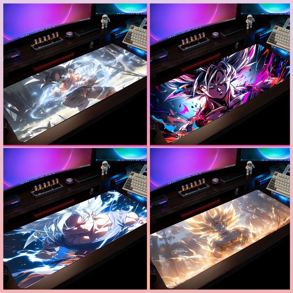 Mouse Pad, Large Mouse Pad, Mouse Pad 80x30x3 with Anime Dragonball ...