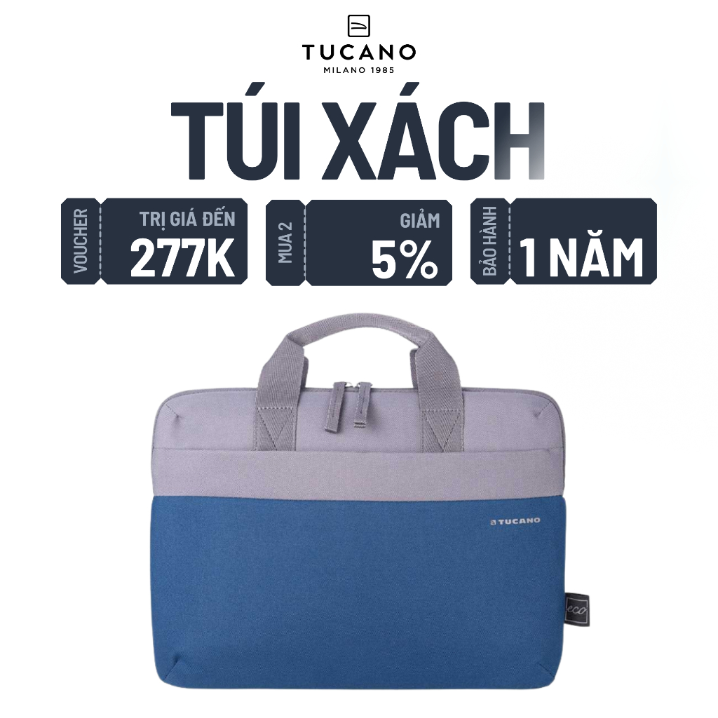 TUCANO Billa Eco Handbag Compatible with MacBook 13" / Laptop 14 ...