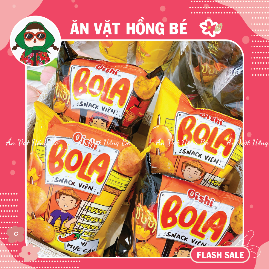 [COMBO 5 PACK] Oishi BOLA Snacks, Japanese Tokoyaki Flavored Snacks ...