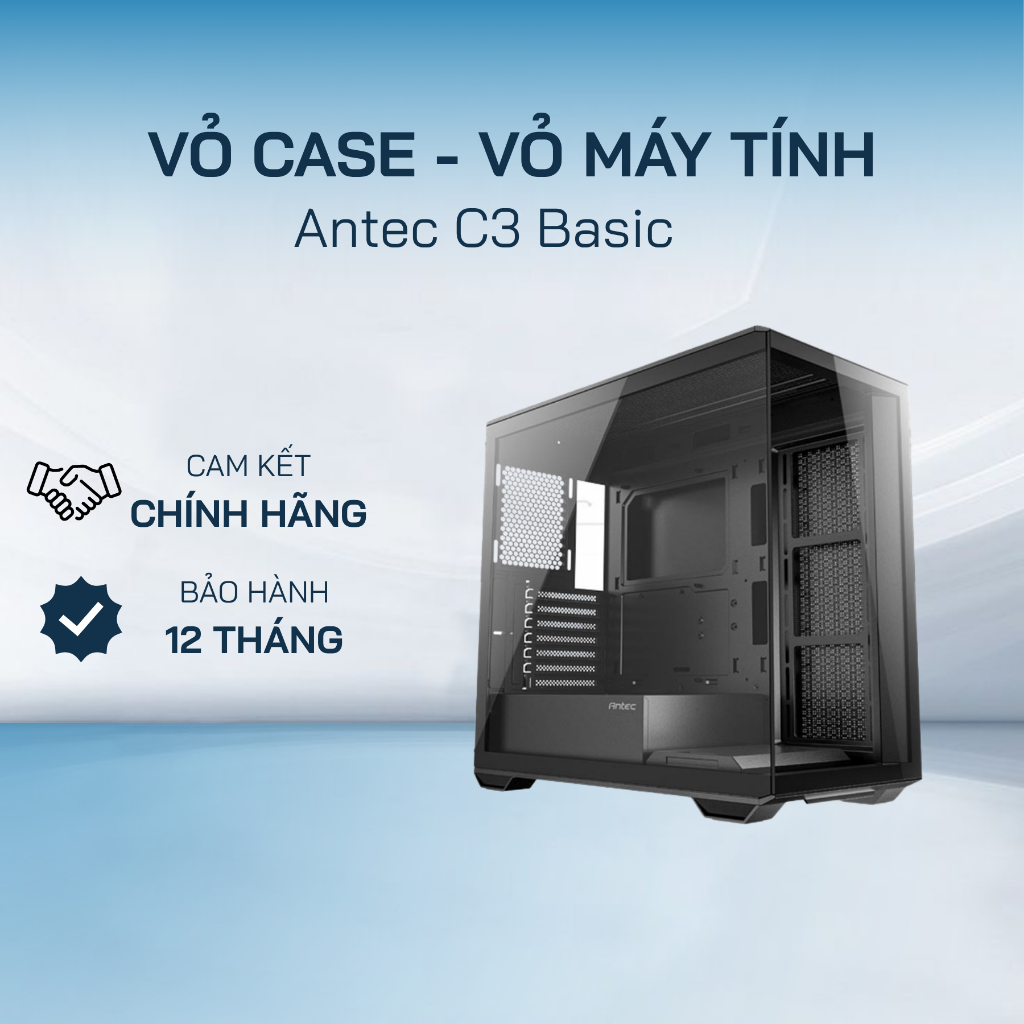 ANTEC C3 Basic Computer Case (Aquarium Case, ATX, TOP 360 RAD) | Shopee ...