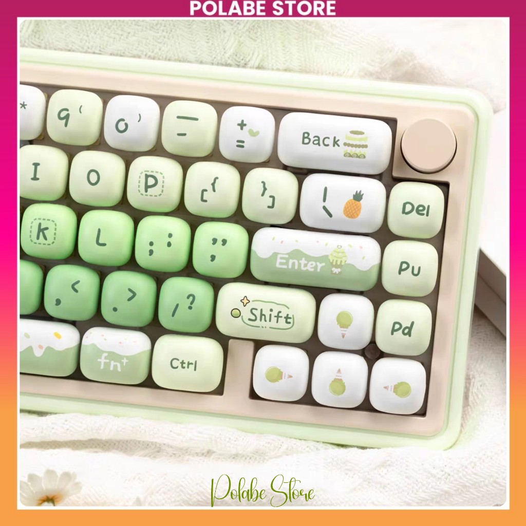 Keycap MOG Summer Green mog Profile material PBT dyesub mechanical ...