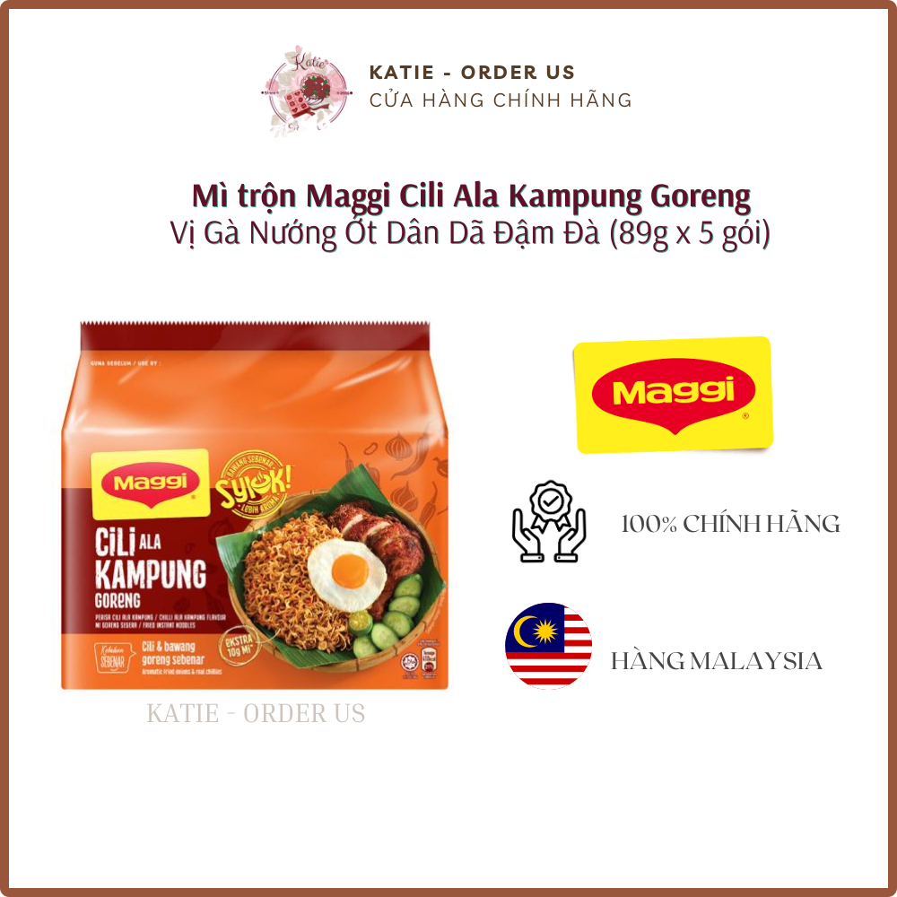 Maggi Cili Ala Kampung Goreng Noodles – Rich Grilled Chicken and Chili ...