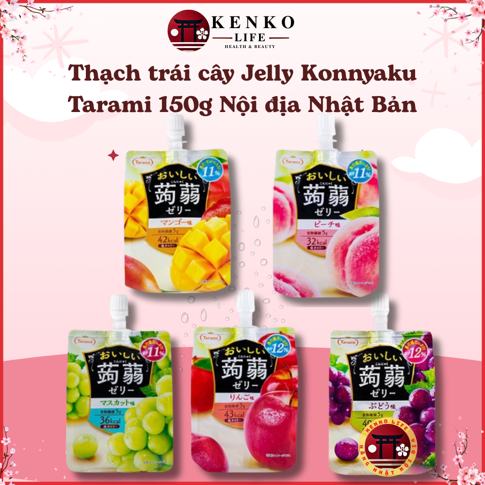 Jelly Konnyaku Tarami fruit Jelly many flavors 150g domestic Japan | Shopee Malaysia
