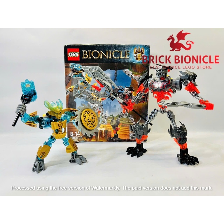 LEGO BIONICLE AUTH - BIONICLE ASSEMBLY TOY - 70795 Mask Maker vs Skull ...