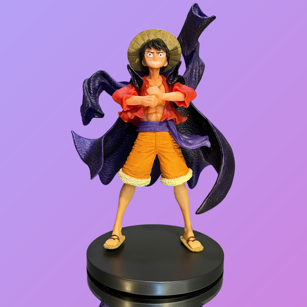 (21cm) OnePiece Model - Luffy in purple cloak | Shopee Malaysia