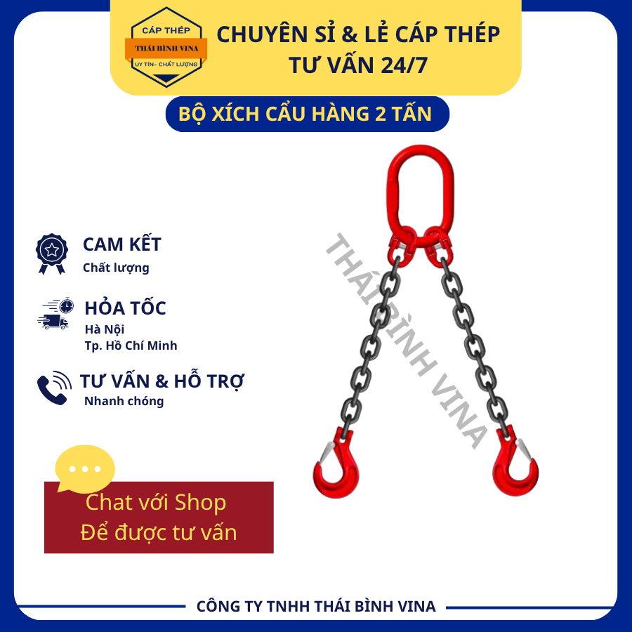2 Ton Cargo Crane Chain Set 1- 4 8MM chain legs G80 Chain - Crane Hook ...