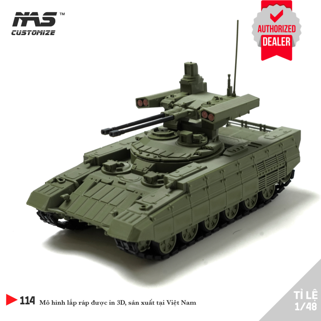 [NAS] Russian tank model BMPT 1/48 update version (2025) | Shopee Malaysia