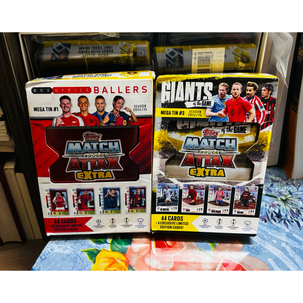 MATCH ATTAX EXTRA 24/25 MEGA TIN PLAYER CARD BOX (48 cards) | Shopee ...