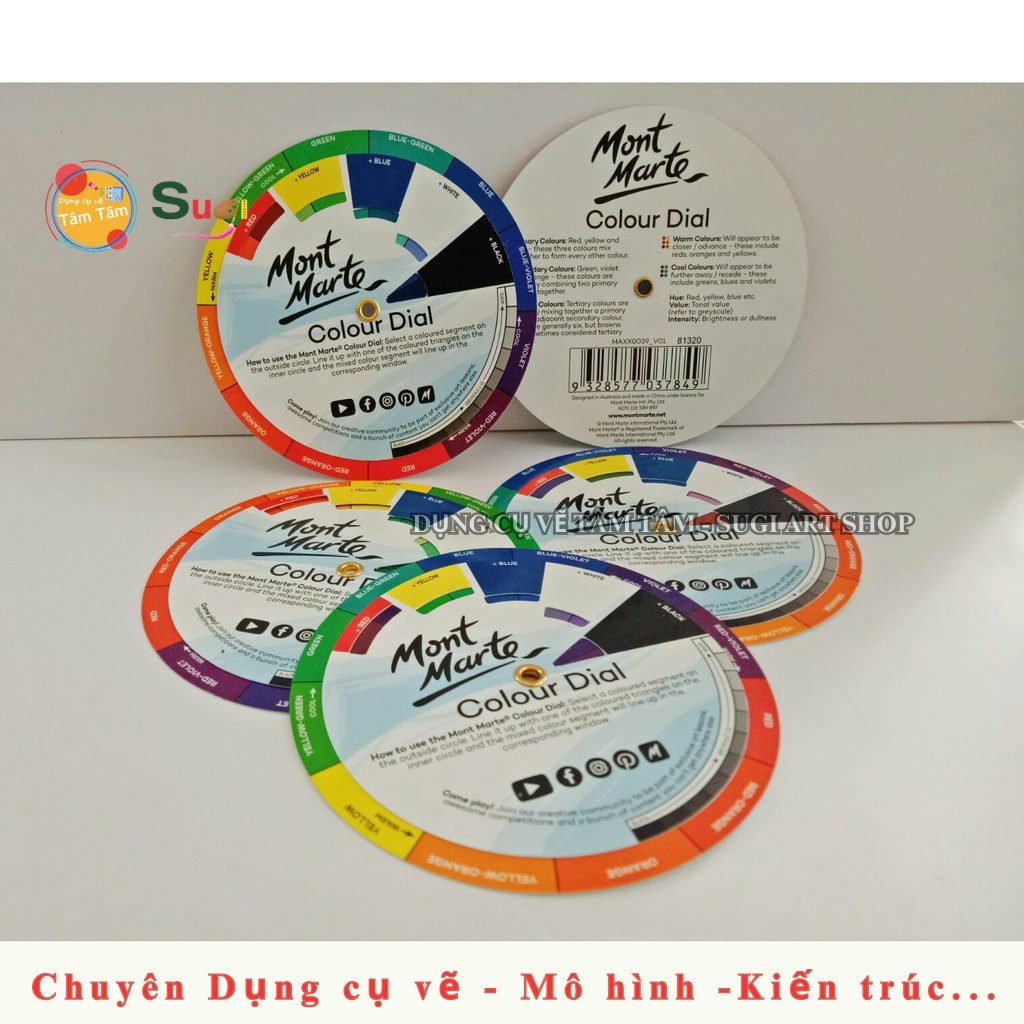 [ TAM TAM ] Mini Mont Marte color mixing guide ring, Mont Marte Mini ...