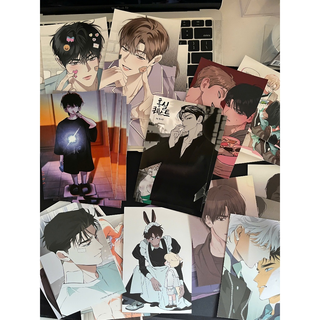 (AVAILABLE - LINK 2) printed photos, genuine manhwa postcards (read ...