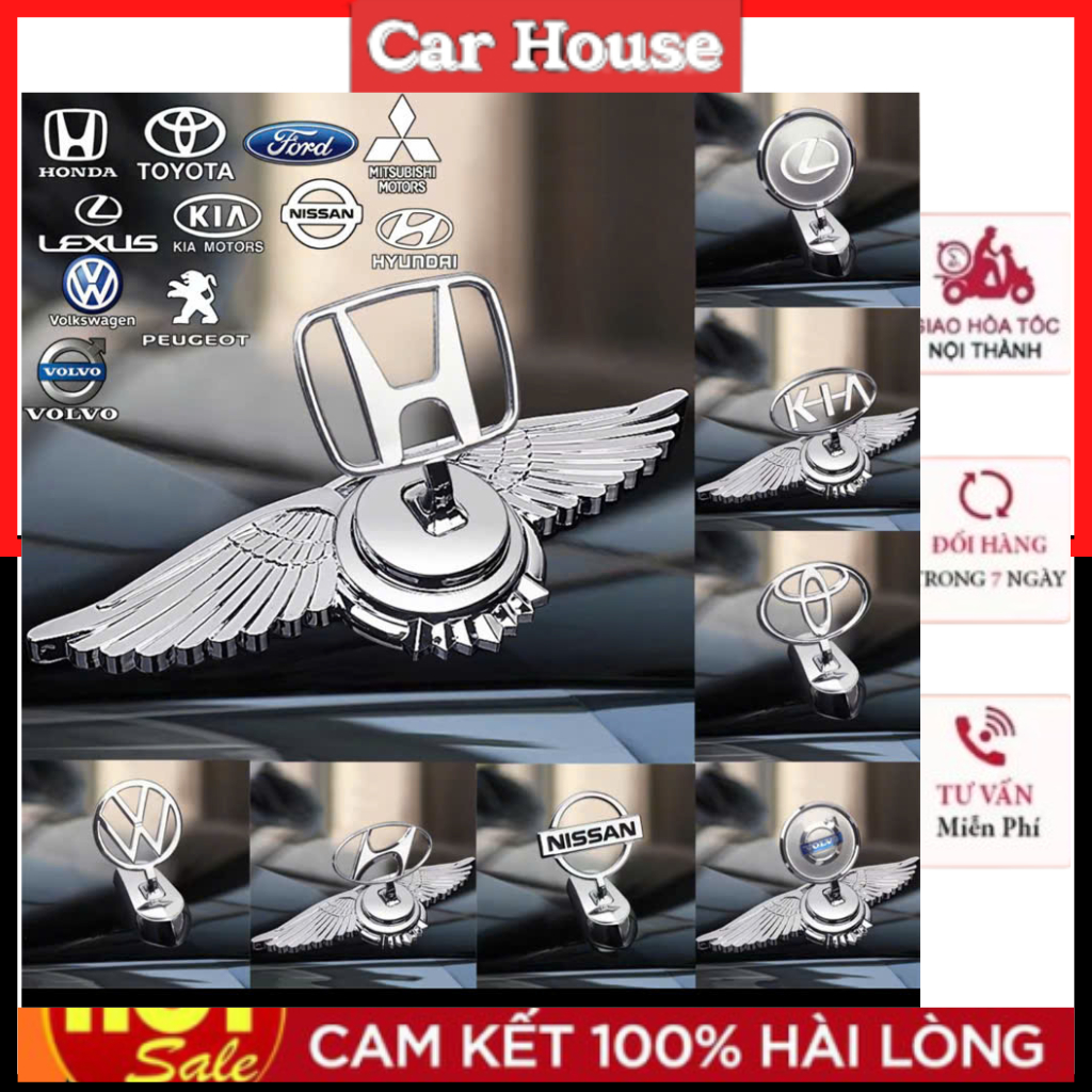 Eagle Wing Logo Symbol of Car Brands - Angel Logo Mounted to Decorate ...