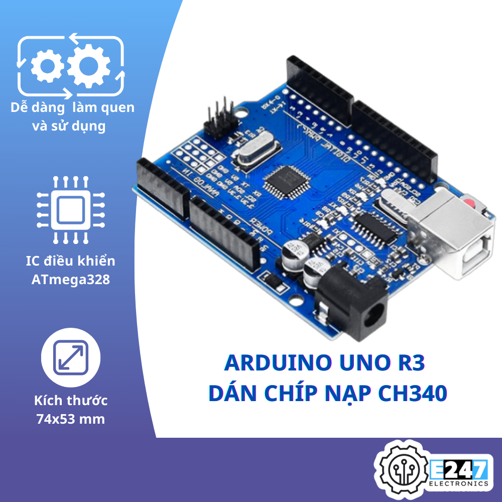 ARDUINO UNO R3 CIRCUIT WITH CH340 DRIVE CHIP | Shopee Malaysia