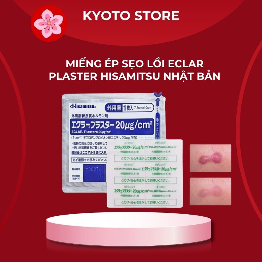 [COMBO 5] Japanese Eclar Plaster Hisamitsu keloid scar compression pad ...