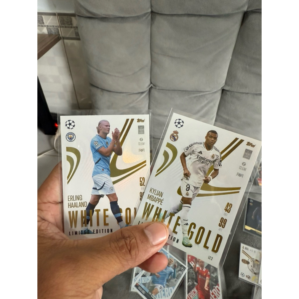 MS71 Football Player Odd Card Match Topps Match Attax EXTRA White Gold ...