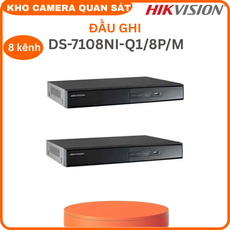 Hikvision DS-7108NI-Q1/8P/M 8-Channel IP Camera Recorder, 8 POE PORTS ...