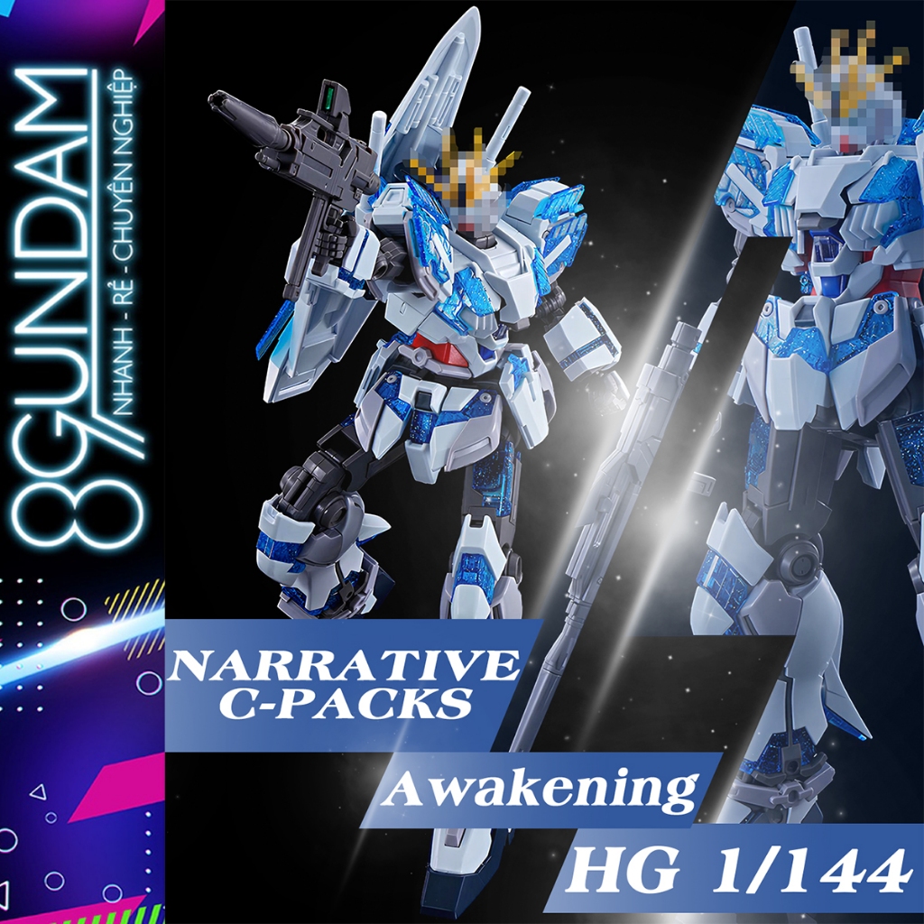 HG UC Narrative C-Packs Assembly Model - Awakening Image Color (free ...