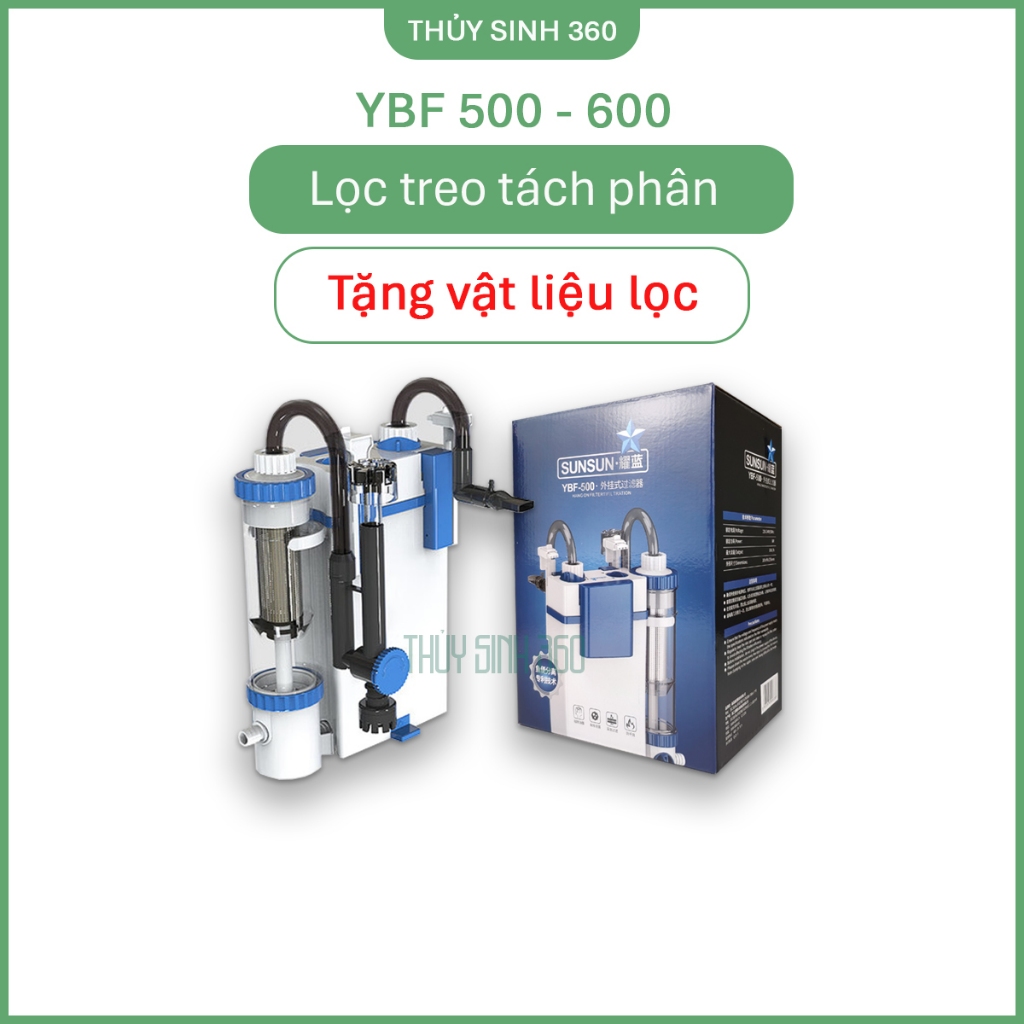 New Generation Hanging Filter SUNSUN YBF500 - Integrated Separation ...