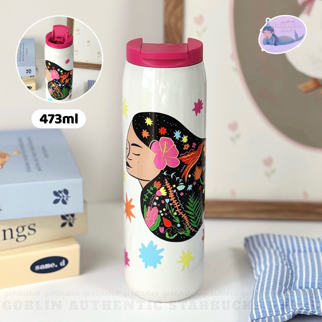 STARBUCKS x MANUELA GUILLÉN DREAM GIRL GLITTER TUMBLER 473ML GOBLIN ...