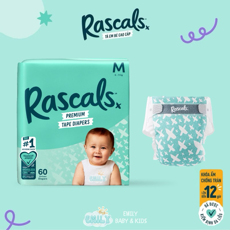 Rascal + Friends diapers/diapers for babies size Jumbo NB/S/M/L/XL/XXL ...
