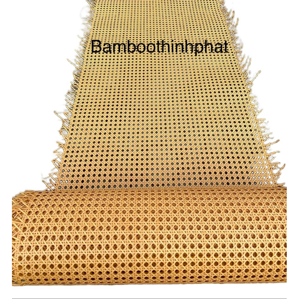 Lattice rattan, dark yellow plastic rattan. Lattice rattan for cabinets ...
