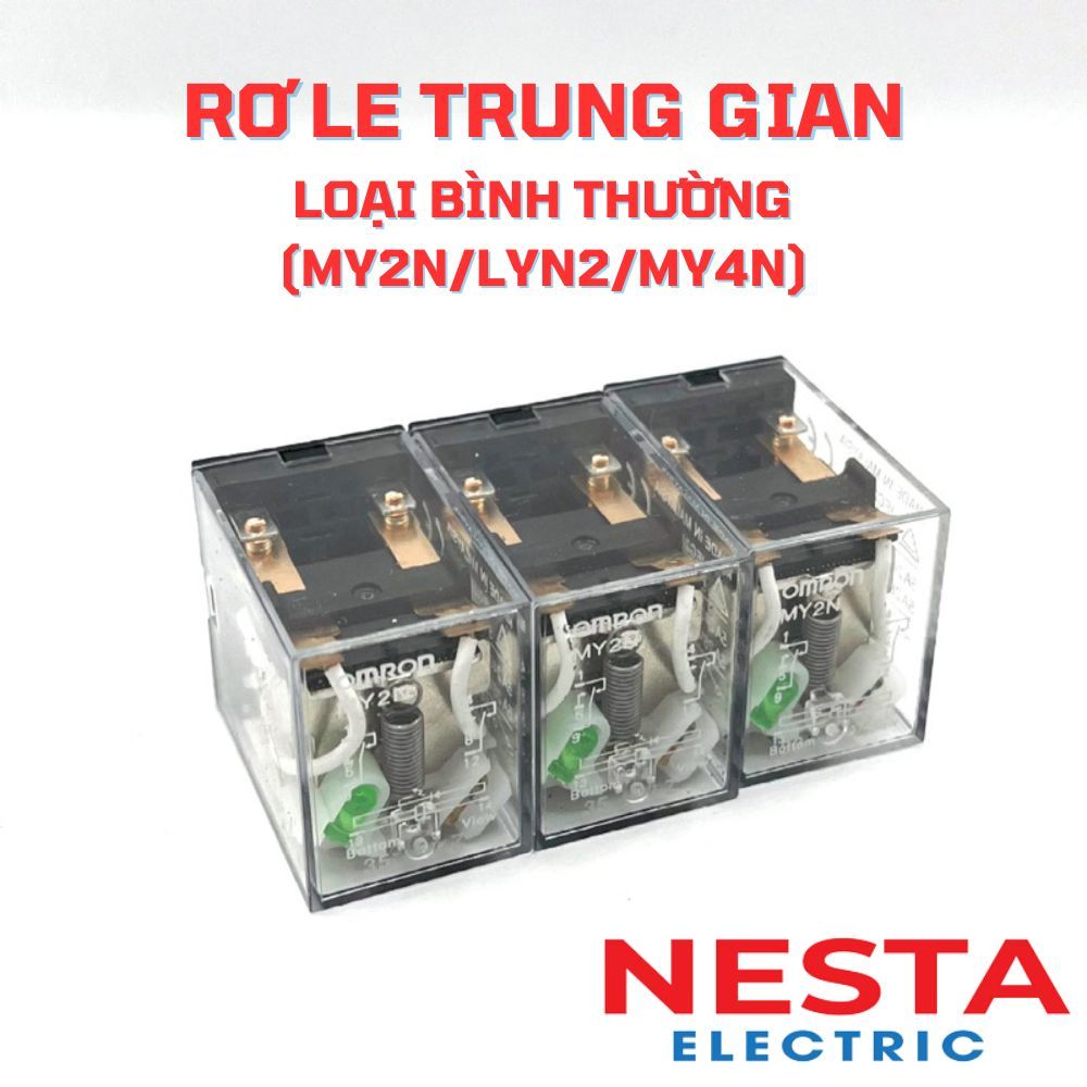 Intermediate Relay MY2N/LYN2/MY4N (12VDC/24VDC/220VAC) | Shopee Malaysia