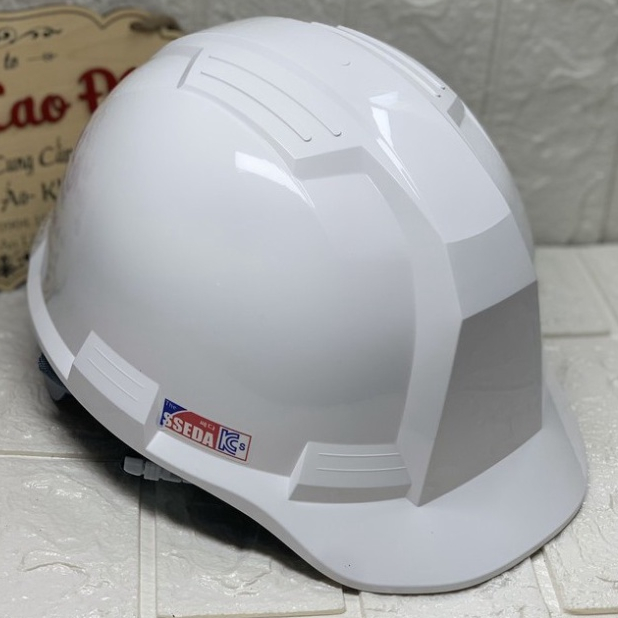 SSEDA Korean Engineer Safety Helmet Square Face with Knob | Shopee Malaysia