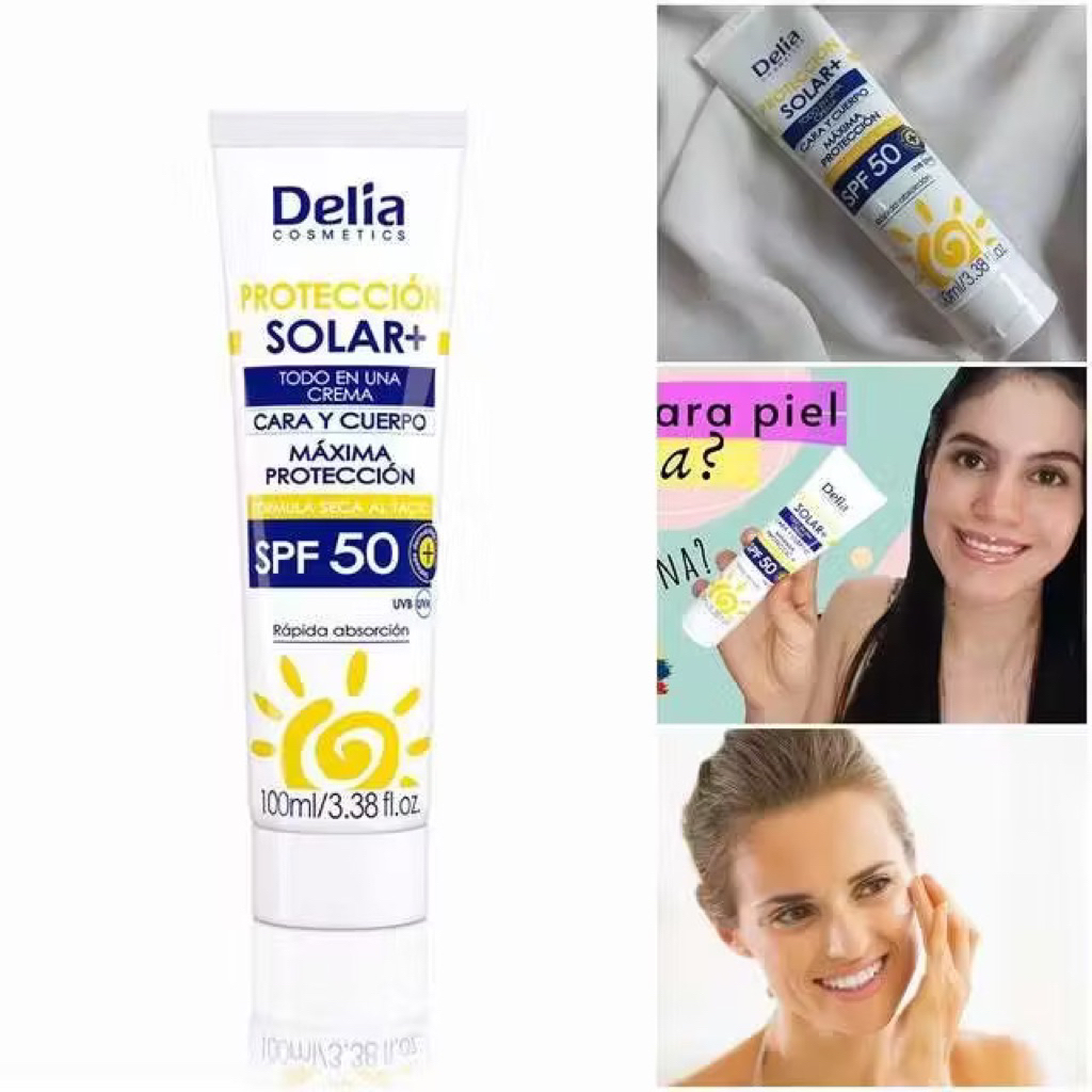 DELIA PROTECCÓN SOLAR+ SPF 50 body sunscreen protects skin, nourishes ...
