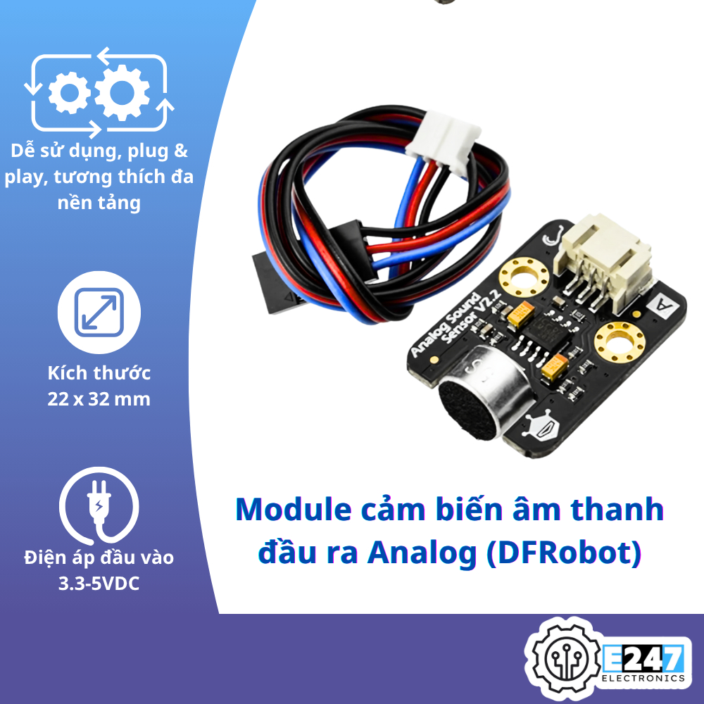 Analog Output Sound Sensor Module (DFROBOT) | Shopee Malaysia