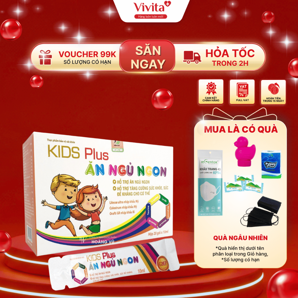 [GUARANTEED REAL PRODUCTS] Kids Plus Eat and Sleep Well Syrup (Box/ 20 ...