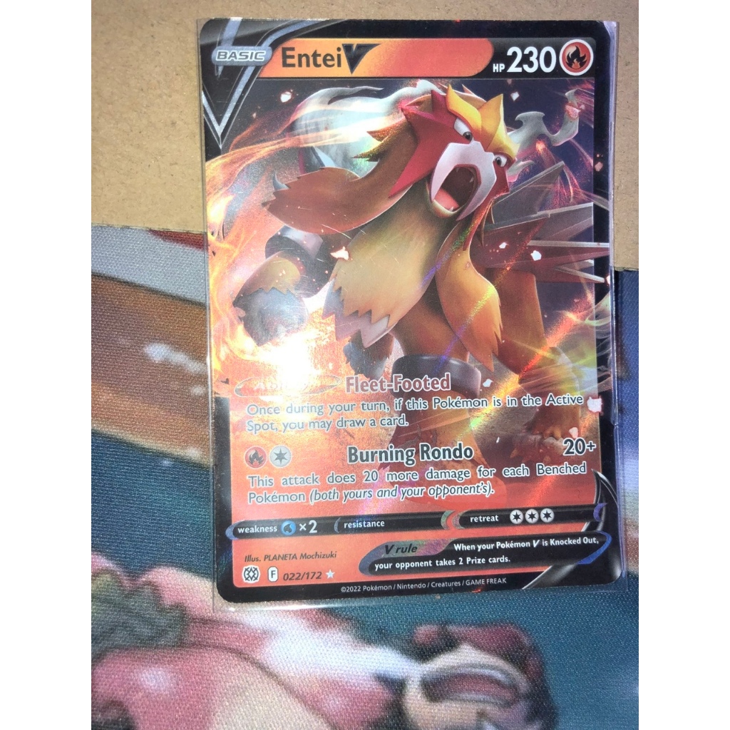 Pokemon card - Entei - English - genuine Nintendo | Shopee Malaysia