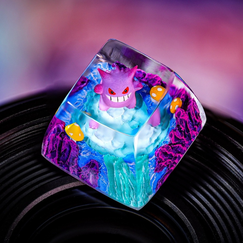 PREMIUM POKEMON Gengar Keyboard Buttons for mechanical keyboard, Gengar ...