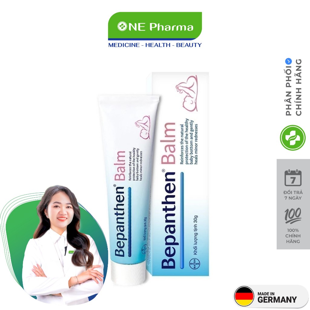 Bepanthen Balm Bayer anti-diaper rash cream moisturizes and reduces ...