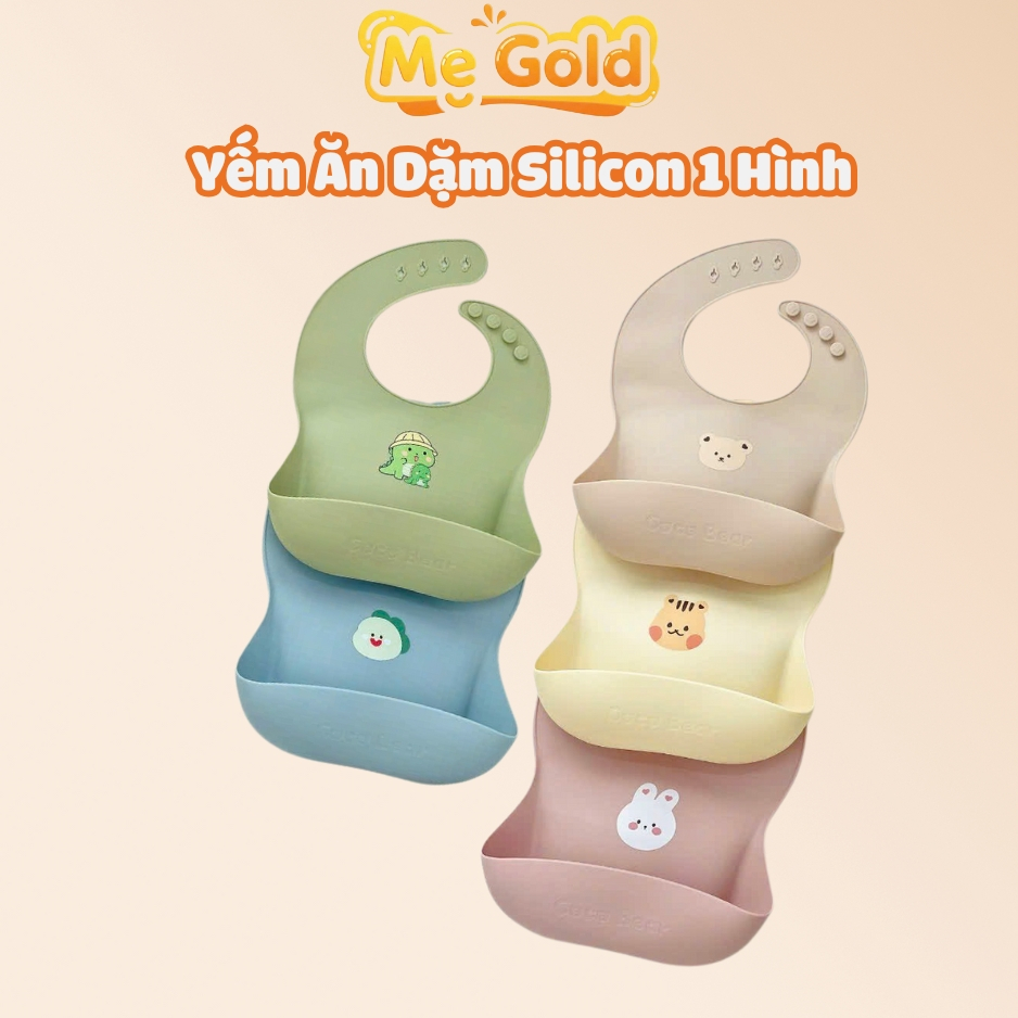 (New Item) Cocobear 1-shaped silicone baby bib with trough, premium ...