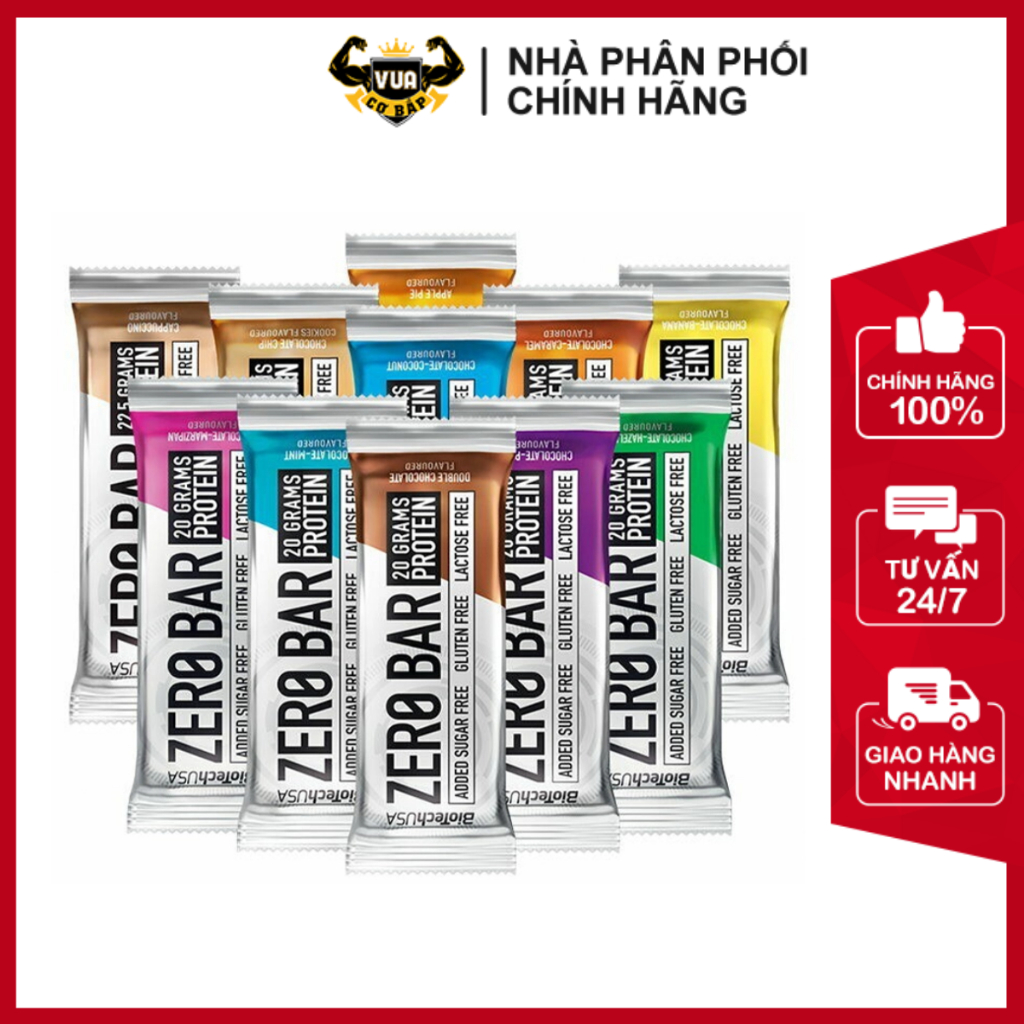 BiotechUSA Zero Bar Protein Bar 50g | There are Many Flavors - One Bar ...