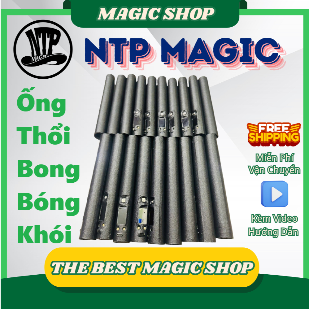 Dustless Smoke Bubble Blowing Tube Magic (Instruction Video Included ...