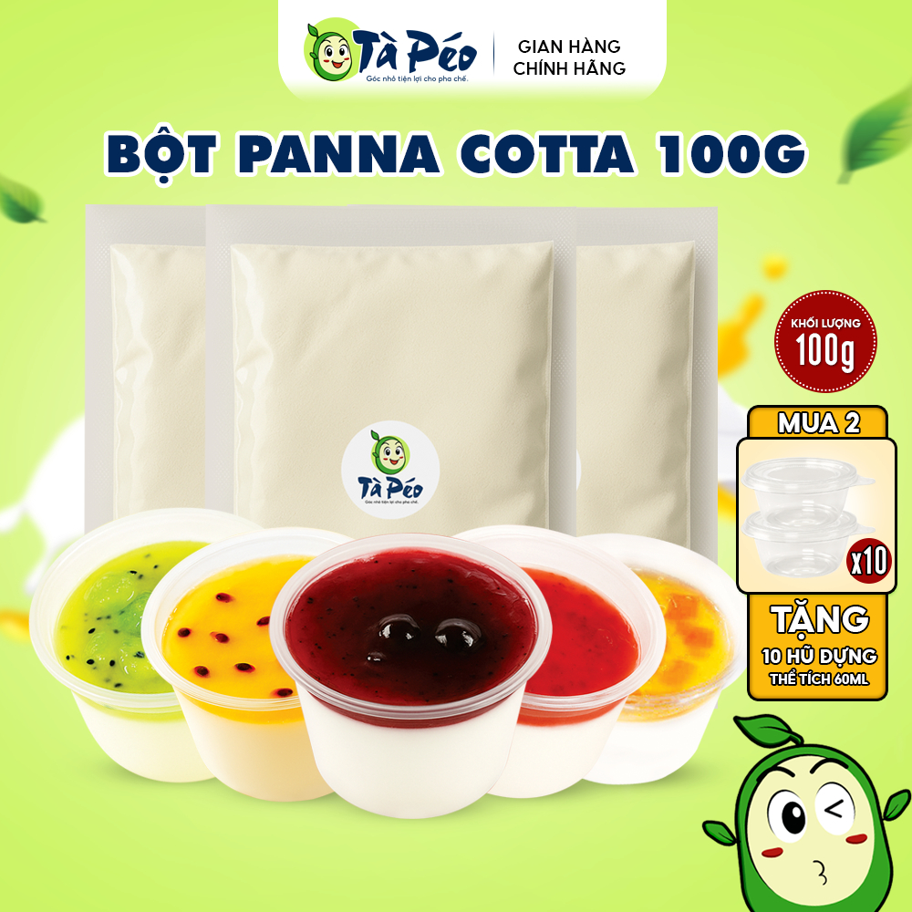 Panna cotta powder, 100g package, fatty and fragrant, can make 15 - 20 ...