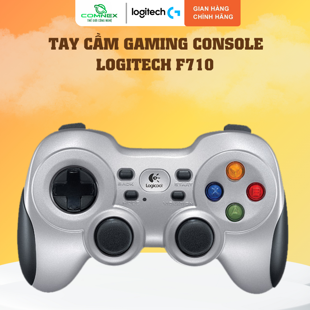 Logitech F710 wireless gaming console controller - USB 2.4Ghz, 4 D-Pad ...