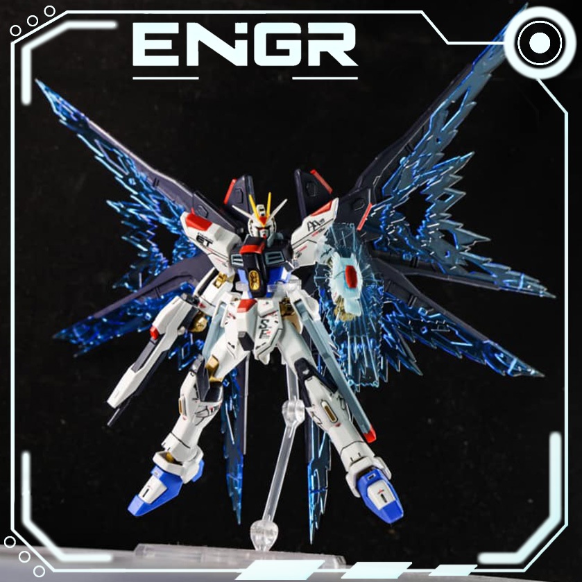 1/144 Seed Strike Freedom assembly model with Wing of Light effect ...