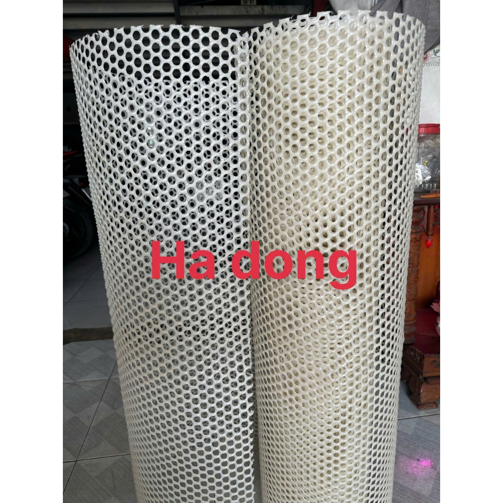 (1m high x 1m long) White plastic latex net for pet cages and many ...