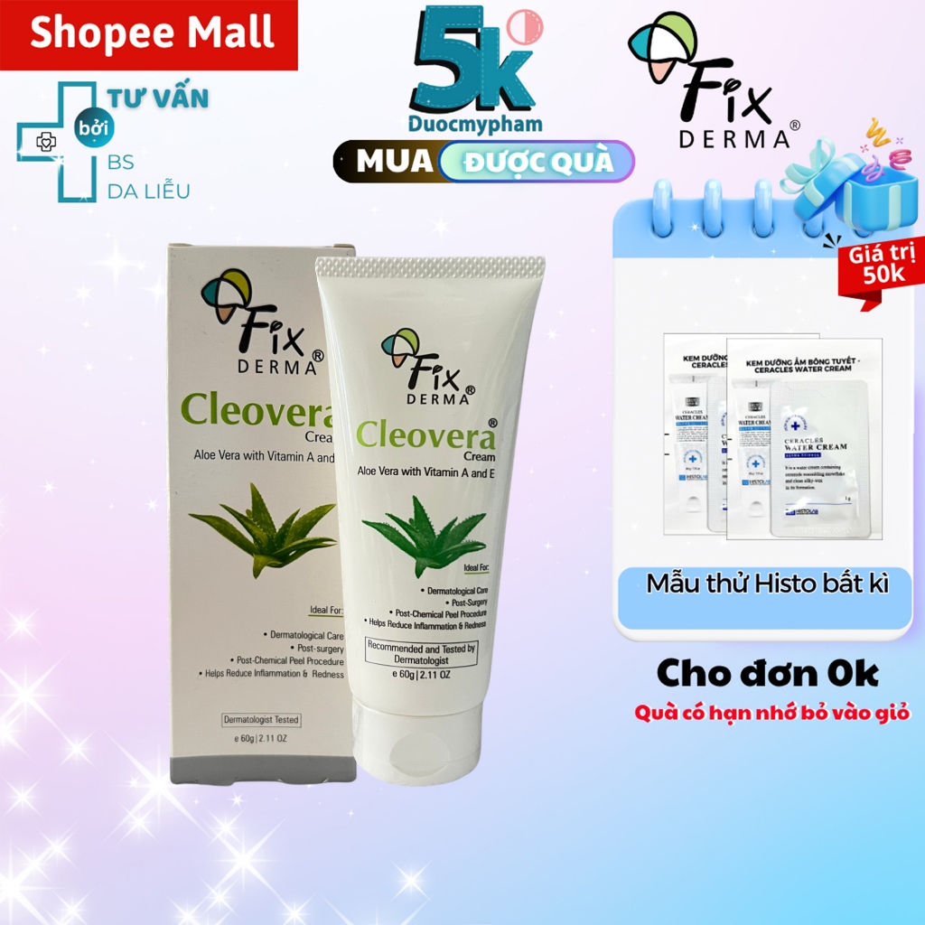 Fixderma Cleovera Cream - Increases moisture and whitens skin 60G ...