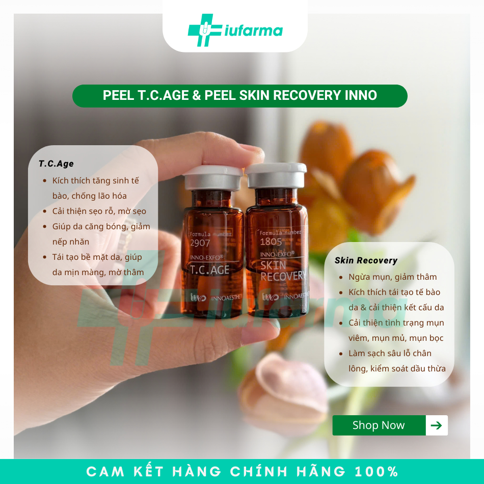 [iufarma] Peel Skin Recovery & TCA INNO reduces acne, reduces dark ...