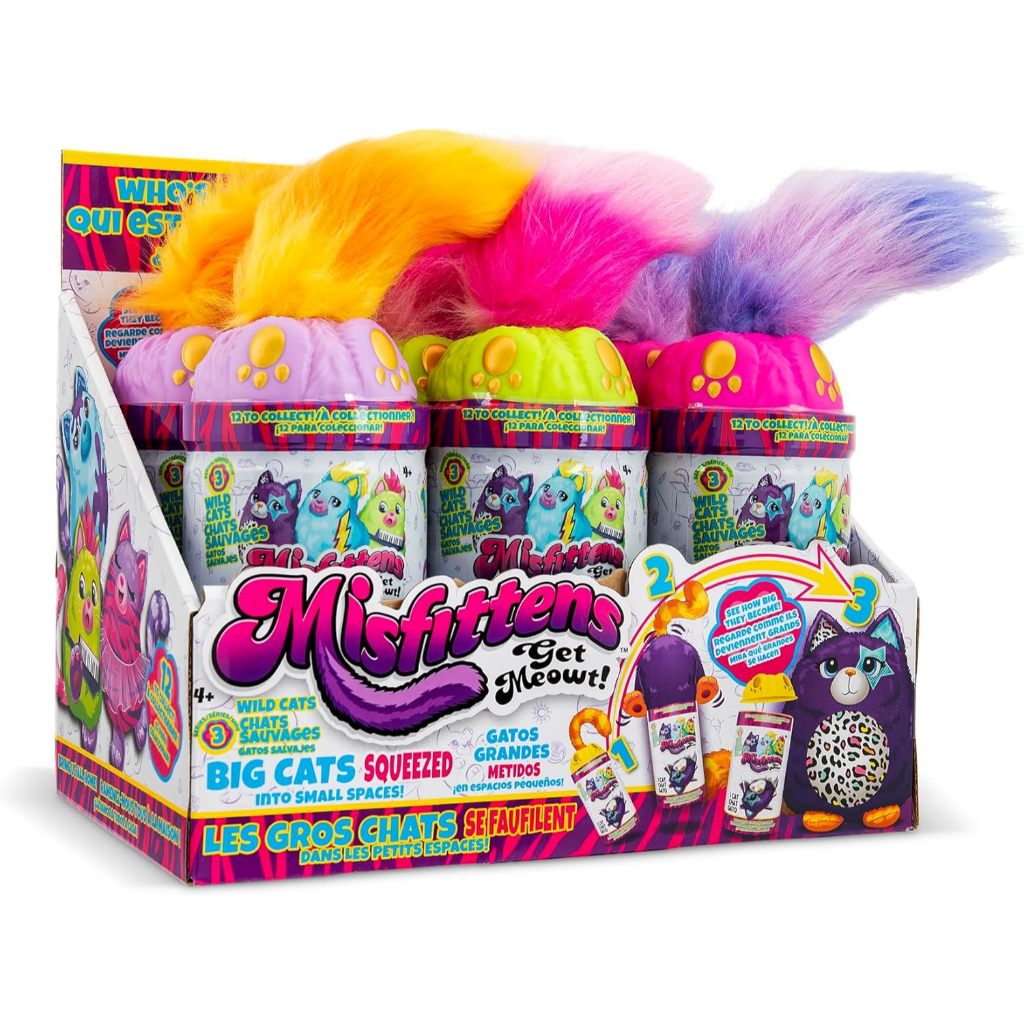 Misfittens Wild Cats Collectible Plush Cat Toy – Mysterious Version ...