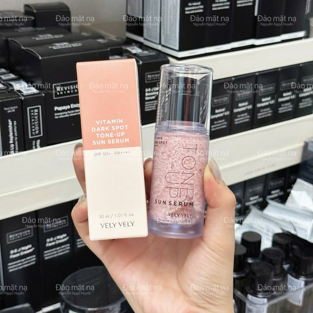 (DMN) VELY VELY Vitamin Dark Spot Tone-up Sun Serum SPF50+/PA++++ Pink ...