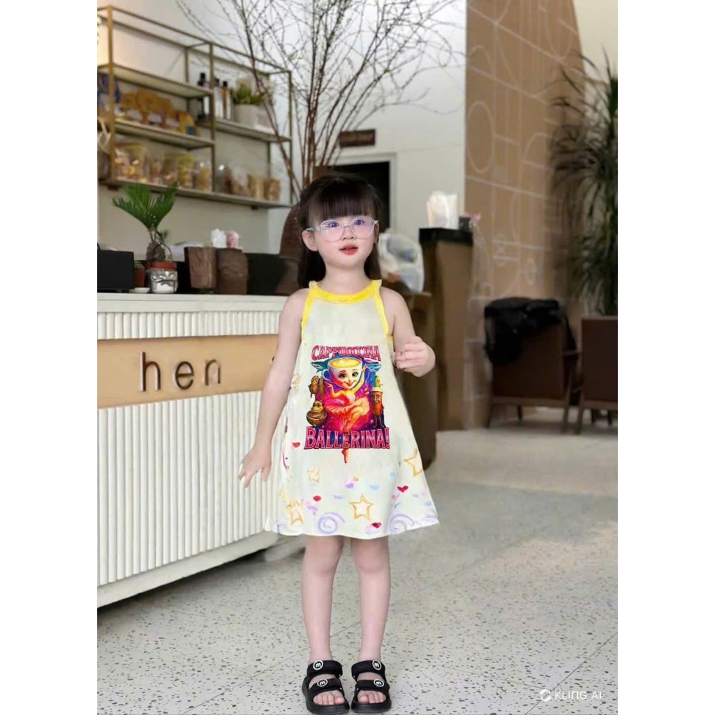 Easy floral dress for girls Brainrot 7 - 30 kg HL15 | Shopee Malaysia