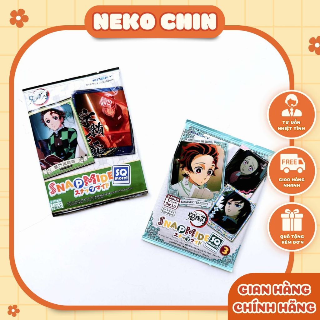 Snapmide SQ Dignity Card Kimetsu No Yaiba Vol 1 & 3 - Genuine Japanese ...