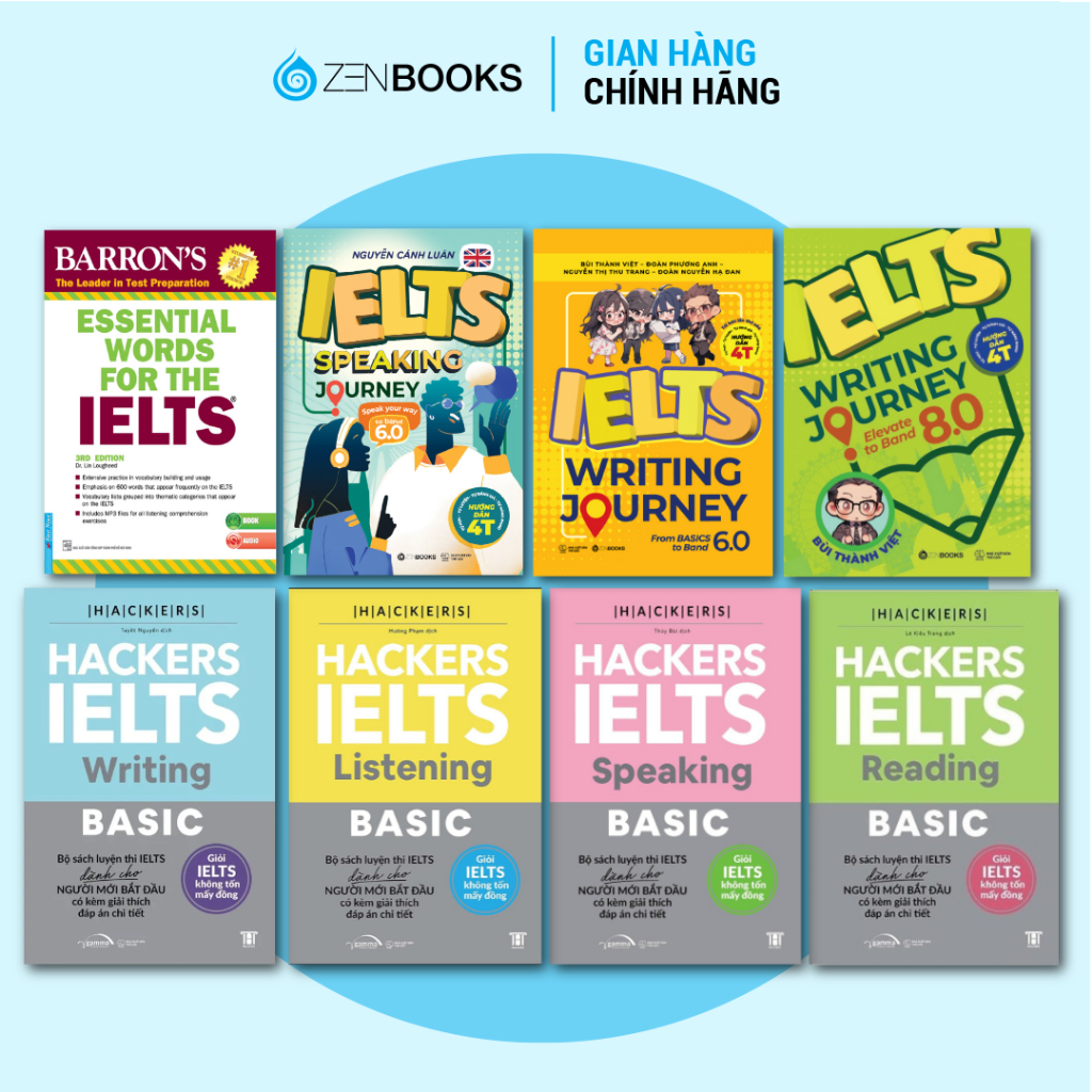 Comprehensive IELTS Book Set: From Basic to Advanced | Shopee Malaysia