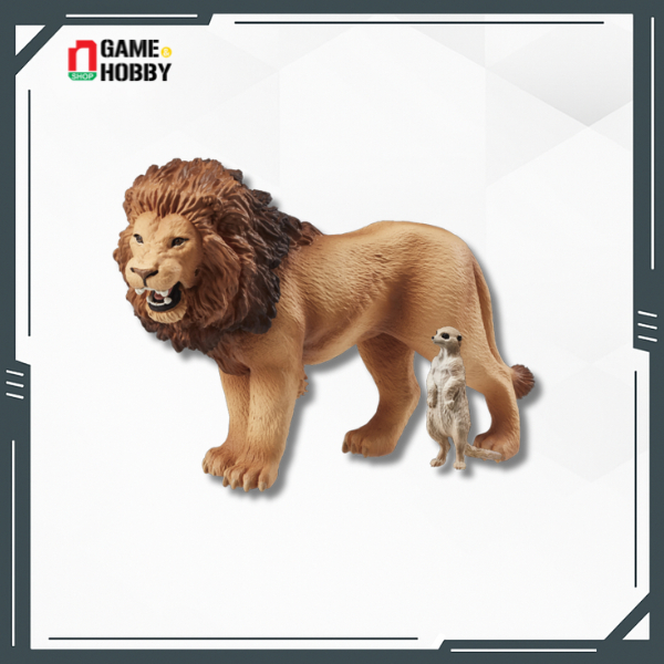 ANIA AS-01 LION WITH MEERKAT MODEL - GENUINE TAKARA TOMY LION AND ZEBRA ...