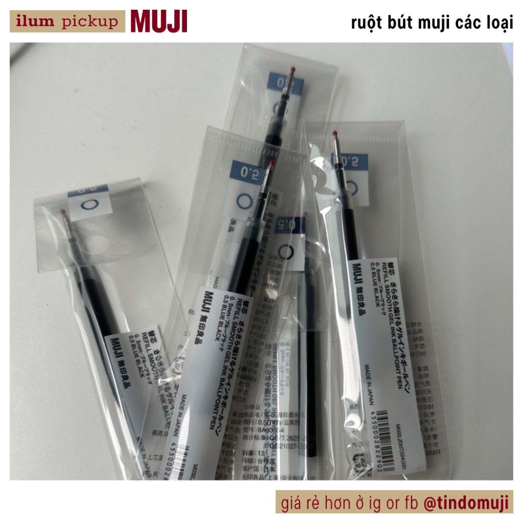 [pickup muji] refills of muji pens | Refill muji | Muji ballpoint pen ...