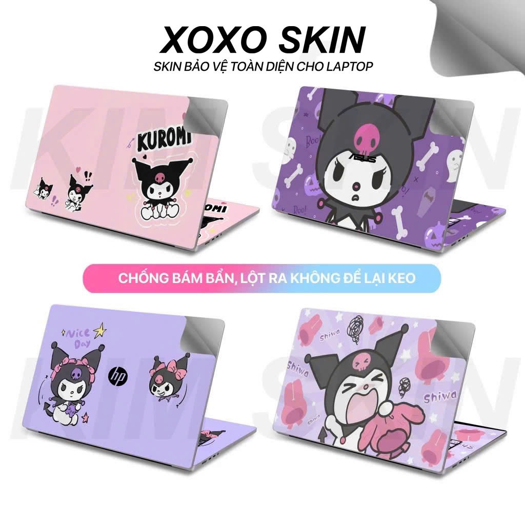 KUROMI 15-Model Laptop Skin Stickers - Laptop Skin Stickers for Laptop ...