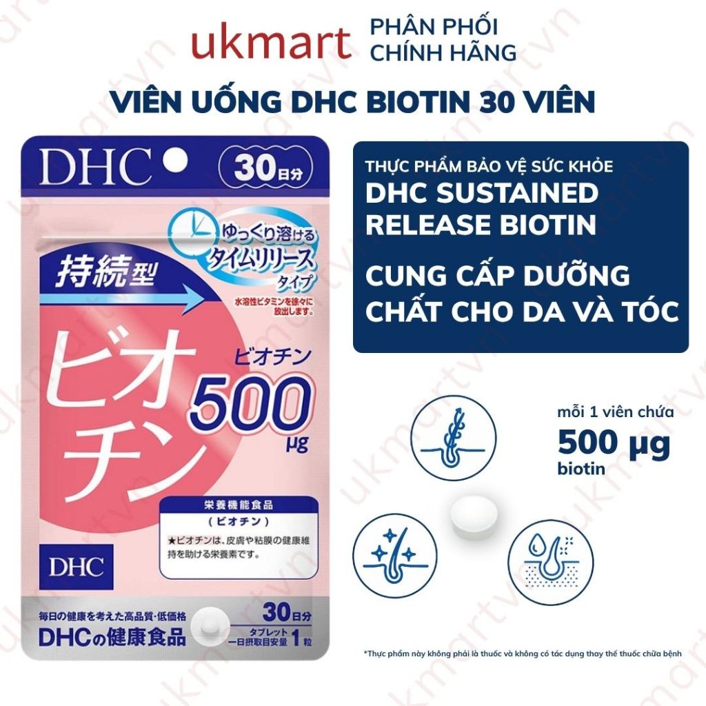 DHC Biotin Sustained Release Biotin 30 Days (30 Tablets) | Shopee Malaysia